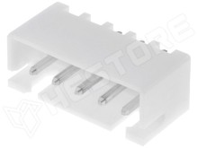 B5B-XH-A / Csatlakozó aljzat, apa, XH, 2.5mm, 5P, THT, 250V, 3A (B5B-XH-A / JST) - HESTORE ...