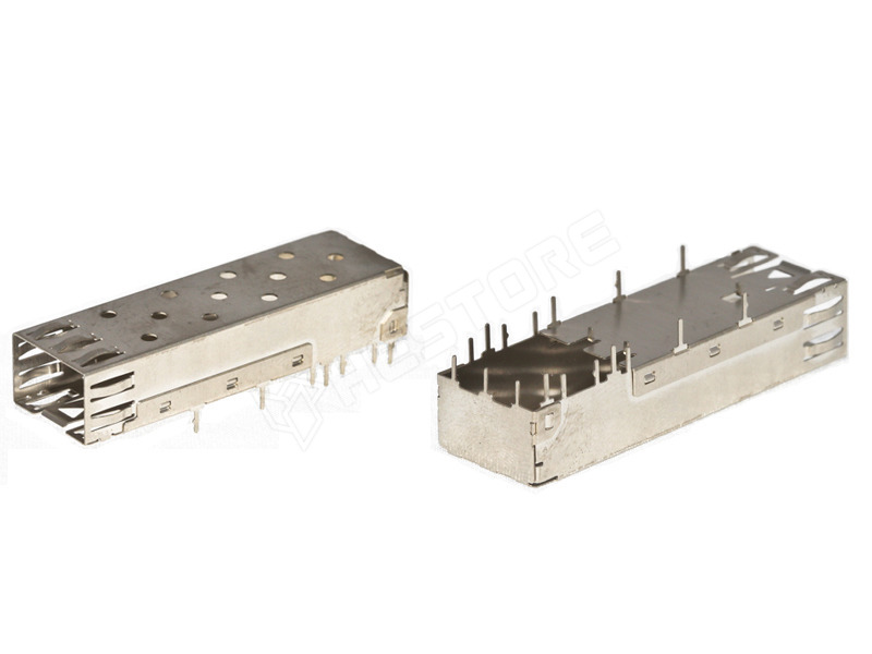 HC-SFP-01L / SFP modulfogadó ház, csatlakozó nélkül, THT (HC-SFP-01L / HCTL) - HESTORE ...