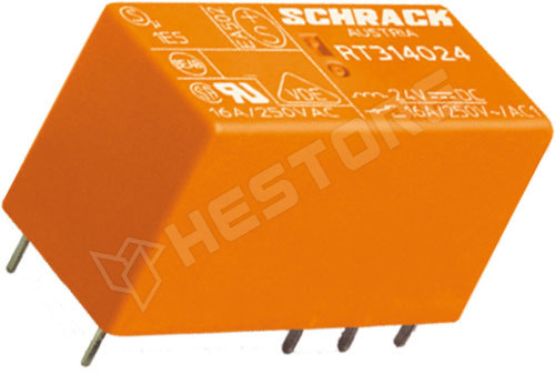 RT134024 / Relé, 24VDC, 12A/250VA (TE Connectivity) - HESTORE ...