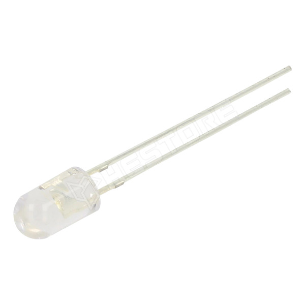 OSW5DA5E31B-12V / LED, 5mm, hideg fehér, 3000...4200mcd, 30°, 12V, 225mW (OSW5DA5E31B-12V ...