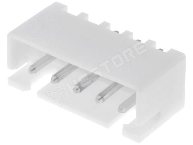 B5B-XH-A / Csatlakozó aljzat, apa, XH, 2.5mm, 5P, THT, 250V, 3A (B5B-XH-A / JST) - HESTORE ...