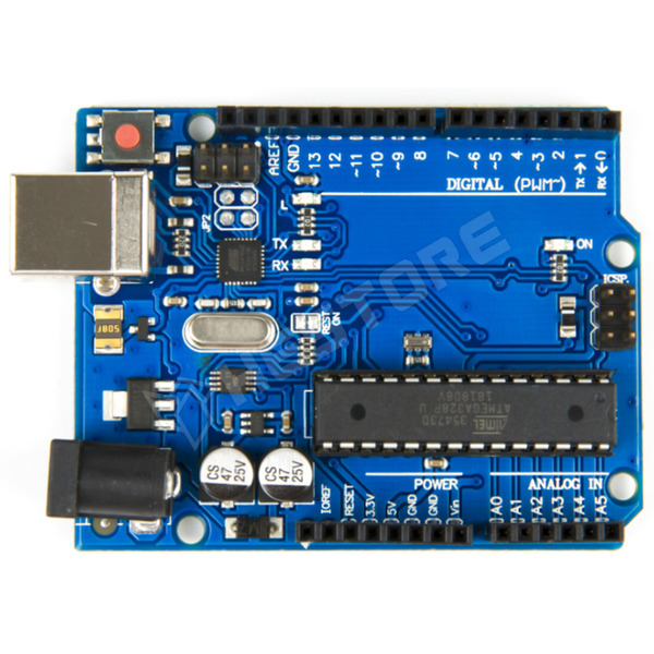 R3-DIP / R3 fejlesztői panel + USB kábel, bulk (Arduino IDE-hez) - HESTORE - Elektronikai ...