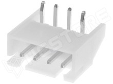 S4B-XH-A-1 / Csatlakozó aljzat, 90°, apa, XH, 2.5mm, 4P, THT, 250V, 3A (S4B-XH-A-1 / JST ...